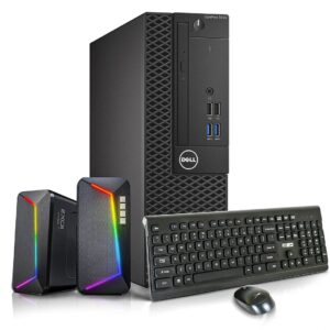 dell optiplex 3050 desktop computers pc, 32gb ram new 1tb m.2 nvme ssd, ax200 built-in wifi 6,bluetooth 5.2, intel core i5-6500 3.2ghz, hdmi, dual monitor support, rbg speaker,windows 10 pro (renewed)