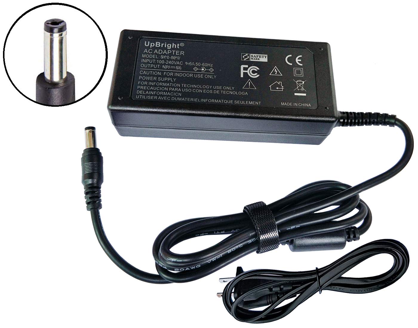 UpBright AC/DC Adapter Compatible with 4Patriots Patriot Power Sidekick D320 810026143830 299Wh Portable Station 300W Mini Solar Generator LifePO4 Battery FY0631503200 Fuyuandian Power Supply Charger