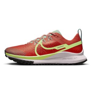 nike women's react pegasus trail 4 running shoes (mantra orange/enamel green/bicoastal/ghost green, us_footwear_size_system, adult, women, numeric, medium, numeric_9_point_5)