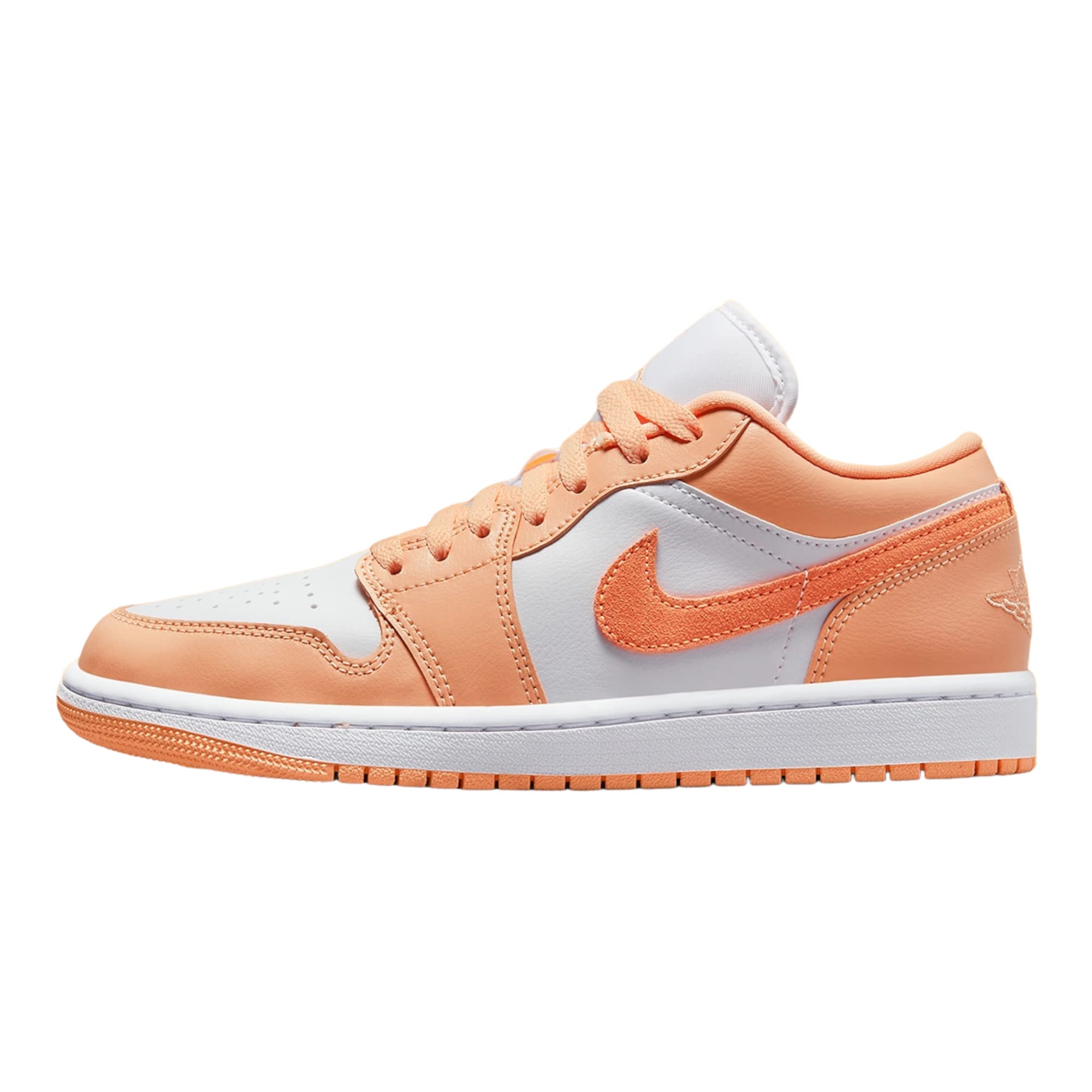 NIKE Jordan 1 Low Women Sunset Haze/Bright Citrus DC0774-801 11w