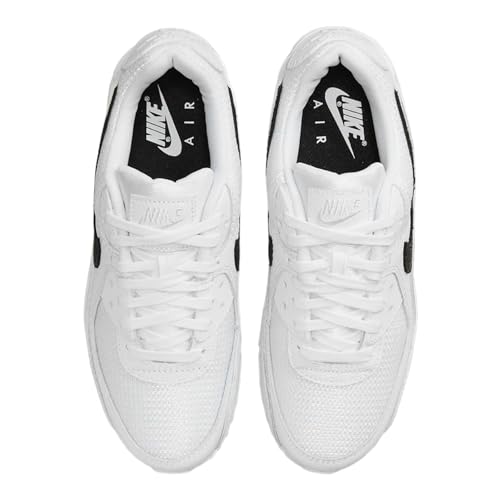 Nike Women's Air Max 90 Shoe, Snake White/Black Sz 8