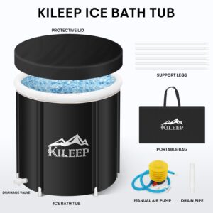 NAICID Ice Bath Tub, Cold Plunge Tub 120 Gallons, Portable Ice Baths at Home, Cold Water Pluge Tub, Ice Bath Tub for Athletes