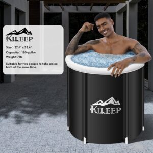 NAICID Ice Bath Tub, Cold Plunge Tub 120 Gallons, Portable Ice Baths at Home, Cold Water Pluge Tub, Ice Bath Tub for Athletes