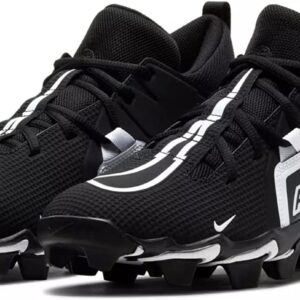 Nike Alpha Menace 3 Shark Mid CV0584-001 Black-White Men's Wide Football Cleats 12 US