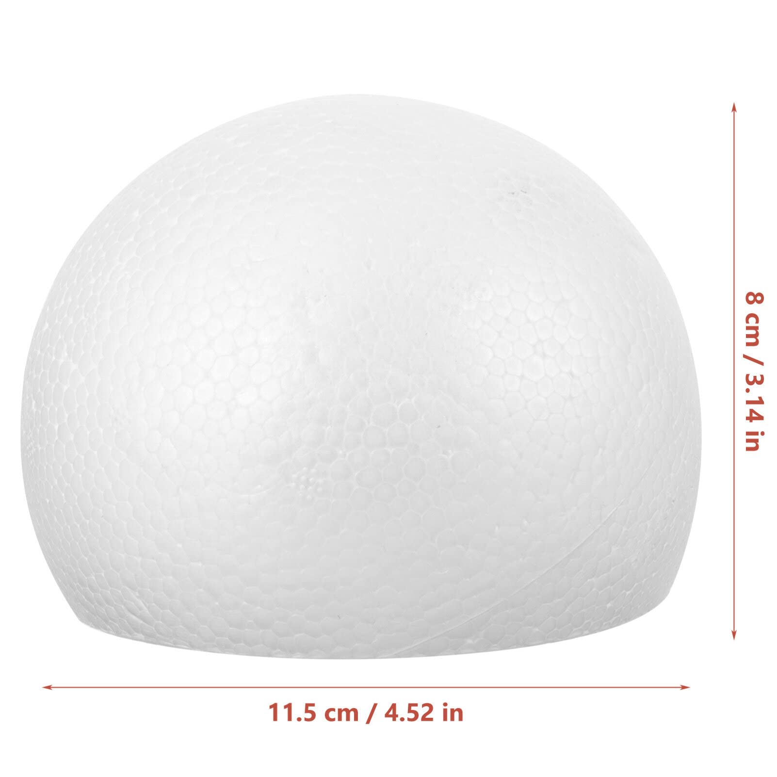 HEMOTON Foam Cake Dummies Spherical Cake Mold Half Sphere Cake Practice Cake Practice Model Rotating Cake Stand Cake Form Wedding Foam To Rotate Party Supplies Balls