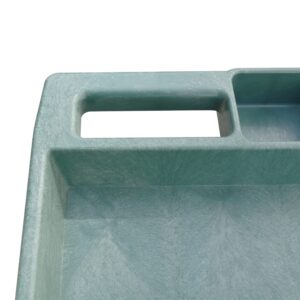 Utility Cart, 500 lb. Load Cap. Tray top, 34.5X17.5X32.75 (Green)