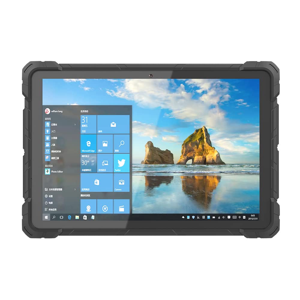 Deign-Pie Intel N4120 + 8G + 128G + IP67 Rugged Tablet PC + Fanless，10.1-in Display，8000mAh/7.6V Battery，Intel Gemini Lake N4120 Quad-Core Processor