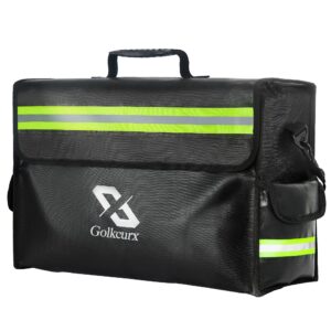 fireproof document bag - fireproof document box - fireproof money bag keep your valuables safe 17 x 12 x 5.8 inches