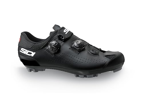 Sidi | XC Cross Country Shoes, Professional Mountain Bike Shoes for Women MTB Eagle 10 Woman, Soft Instep Closure System, Integrated Heel, Color Black Black [Size EU 39/US 5.5]