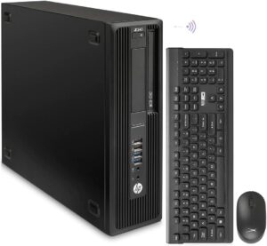 hp z240 sff computer desktop pc, intel core i5-7500 3.40ghz processor, 16gb ddr4 ram, 1tb ssd, wifi | bluetooth, wireless keyboard & mouse, hdmi, windows 10 pro (renewed)