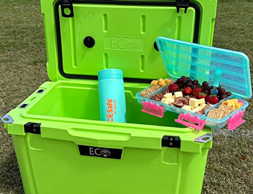 SubSafe Charcuterie Safe - Waterproof Tackle Box Container Keeps Snacks Fresh & Dry On the Go - Fill With Cured Meats, Cheese, Nuts -Perfect for the Boat, Beach, Parties, Picnics, Tailgating & More