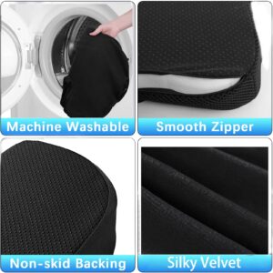 KRUNSHM Seat Cushion, Office Chair Cushions car seat Cushion for Car Long Sitting, Ergonomic Non-Slip Memory Foam Cushion for Back, Coccyx, Tailbone Pain Relief