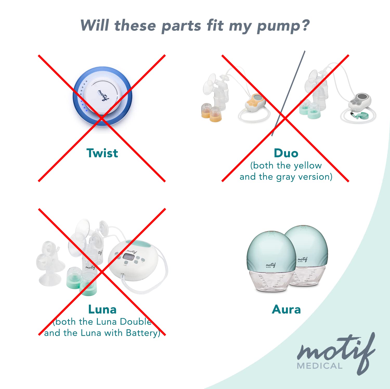 Motif Medical Aura Pump Valves