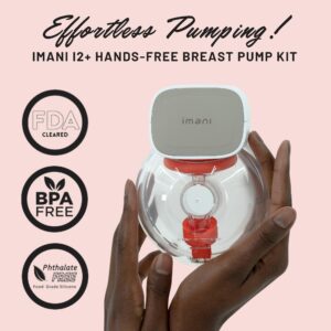 Legendairy Milk Wearable Breast Pump Hands-Free Electric Imani i2 Plus - Portable Leakproof Design, 2 Modes 10 Levels - 25mm Flange & 21mm Insert, 7oz per Cup - LCD Display Timer Auto Shut Off, 2 Pack