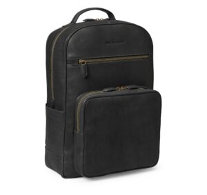 johnston & murphy men's rhodes backpack black full grain