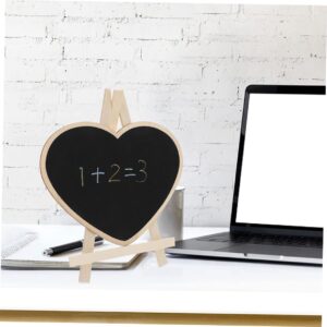 2pcs Vertical Blackboard Chalk Board for Kids Desk Signs Chalkboard for Kids Chalkboard Signs Small Message Board Small Chalkboard Sign Wooden Food Child Graffiti