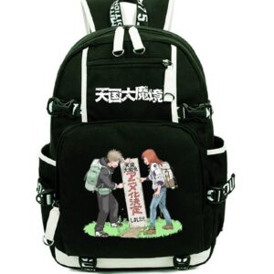 ISaikoy Heavenly Delusion Anime Backpack Tengoku Daimakyou Shoulder Bag Bookbag Student School Bag Daypack Satchel 5