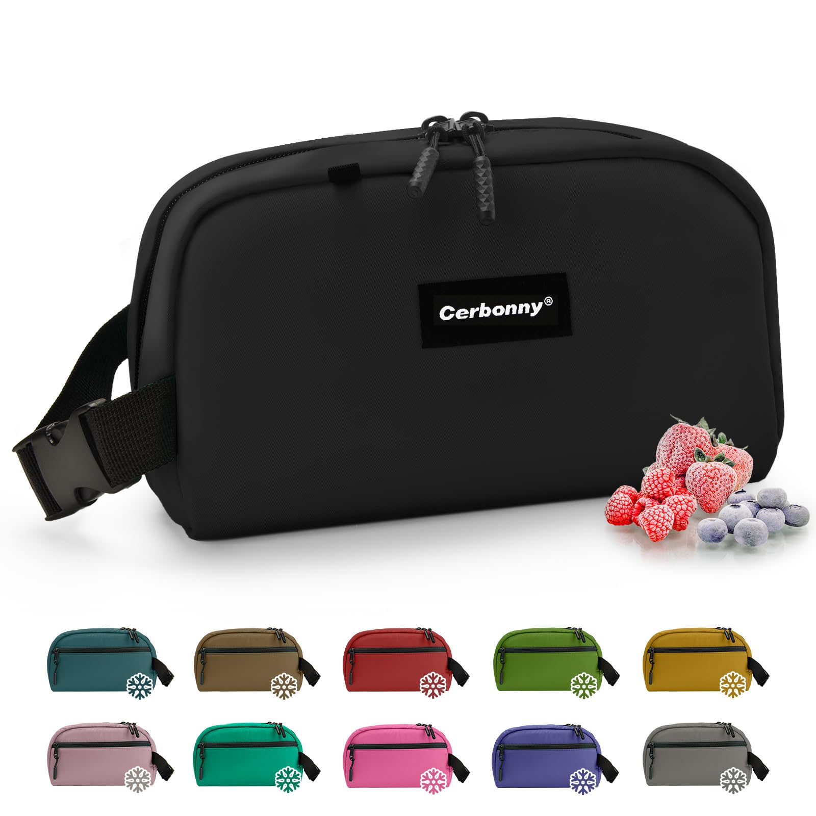 Small Cooler Bag Freezable Lunch Bag for Work School Travel,Leak-proof Small Lunch Bag,Small Insulated Bag For Kids/Adults,Freezer Lunch Bags,Freezable Snack Bag,Mini Lunch Bag Fit For Yogurt