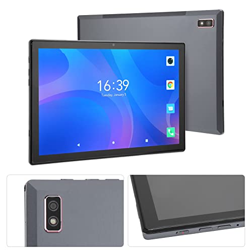 Android 12 Tablet 10.1 Inch Smart Tablet, Octa Core CPU 12GB RAM 256GB ROM, Support 4G LTE, 2.4G 5G Dual Band WiFi, 8MP Front and 16MP Rear Cameras (Iron Gray)