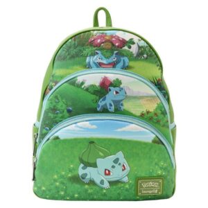 loungefly pokemon bulbasaur evolution mini backpack