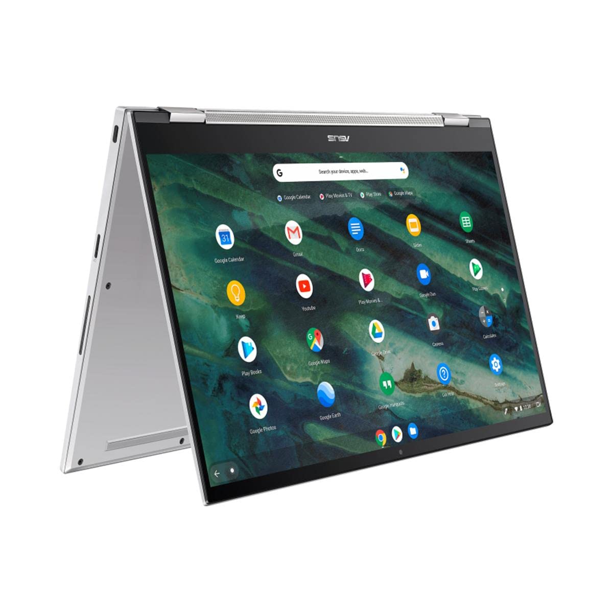 ASUS Chromebook Flip C436 14" Full HD 2-in-1 Touchscreen Notebook Computer, Intel Core i3-10110U 2.1GHz, 8GB RAM, 128GB SSD, Chrome OS, Silver