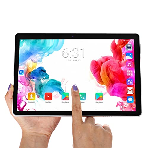 10.1 Inch Tablet, for Android11.0 System 8MP 16MP Portable Tablet HD Screen for Office (US Plug)