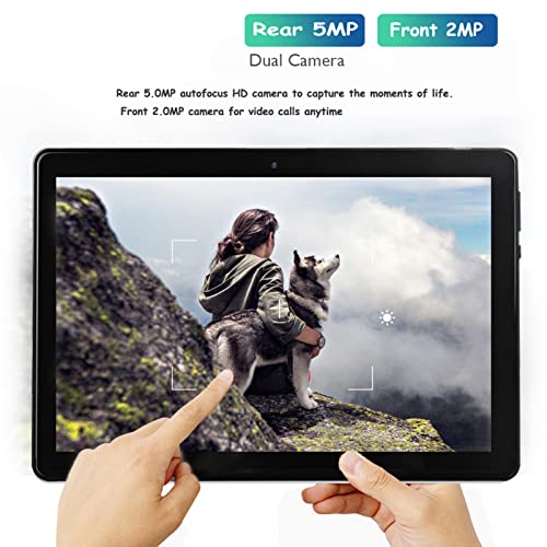 10.1 Inch Tablet, for Android11.0 System 8MP 16MP Portable Tablet HD Screen for Office (US Plug)