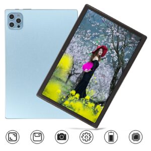 10 Inch Tablet, 8GB RAM 256GB ROM Octa Core Processor Support BT GPS Microphone, 4G Net 5G WiFi PC Tablet for Android 12