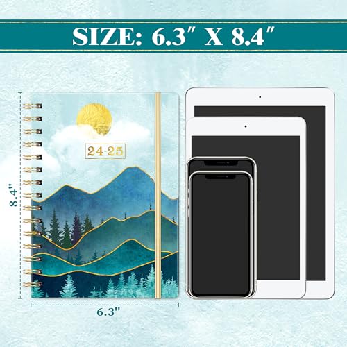 Planner 2024-2025 - Planner/Calendar 2024-2025, Jul.2024 - Jun.2025, 2024-2025 Planner, 6.3" x 8.4", 2024-2025 Planner Weekly and Monthly, Flexible Cover, Perfect for Life Organizing