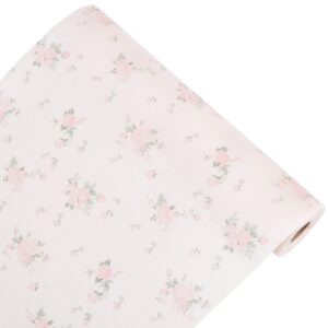 creatcabin plastic drawer liners shelf cabinet closet cupboard mat roll non-adhesive waterproof non-slip proof refrigerator kitchen protector lining for home 30 x 300cm pink rose