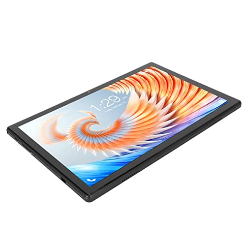 10.1 Inch Tablet Front 800W Rear 1600W Black 100‑240V Tablet PC OctaCore CPU Dual Card Dual Standby for Home (US Plug)