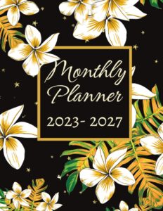 2023-2027 chaos coordinator 5 year monthly planner: large 5 year organizer january 2023 to december 2027 with holidays | butterfly cover | exotic cover