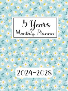 2024-2028 monthly planner 5 years: calendar 60 months organizer and planning 2024-2028, 5 years calendar and schedule ahead for your project, 171 pages.