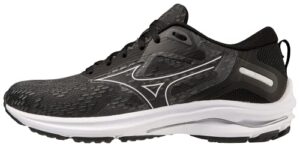 mizuno women's wave legacy sneaker, black, 8.5