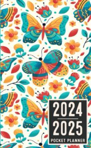 2024-2025 pocket planner: monthly two year appointment organizer from january to december