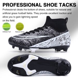 Mens Soccer Shoes Soccer Cleats Women Football Cleats Tacos De Futbol para Hombre Football Shoes for Turf Futsal Shoes Cleats Football Turf Cleats Professional Football Training Boots AG FG