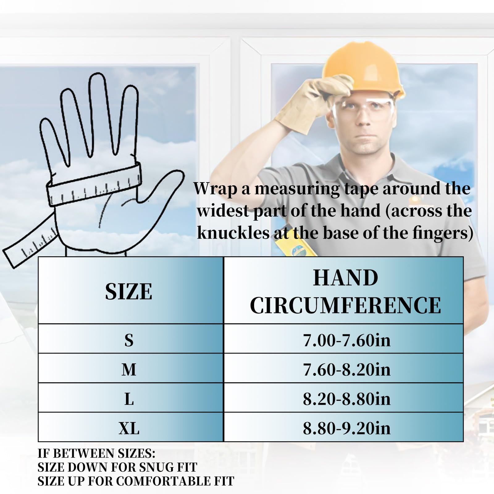 JUMPHIGH Mens Work Gloves, Synthetic Leather Mechanic Gloves Utility Gloves, Touchscreen Working Gloves for Multipurpose, Construction, Warehouse, Truck Driving(Yellow/L)