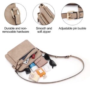 CLUCI Crossbody Purses bundles with Laptop Backpack for Women