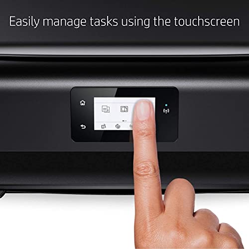 HP Envy 5055 Wireless Color Photo All-in-One Inkjet Printer - Print Scan Copy - 2.2" Touchscreen LCD, 10 ppm, 1200 x 1200 dpi, 8.5 x 14, Auto 2-Sided Printing, Borderless Printing, USB