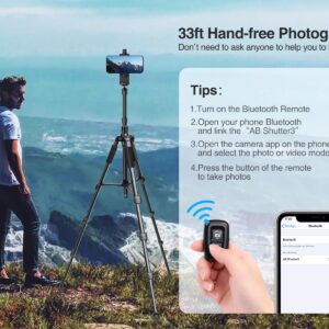 Elitehood Newest Ultra-Stable Overhead Tripod for iPhone – Heavy Duty Aluminum Tripod & 25in Horizontal Long Phone Arm, Tall Phone Stand Mount for Recording, 360°Adjustable iPhone Tripod Stand