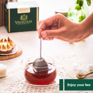 VAHDAM, Himalayan Green Tea (100g) + Pyramid Tea Infuser