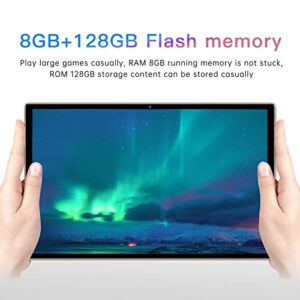 10 Inch Tablet, 8G RAM 128G ROM Octa Core Supports Calls 4G Net 5G WiFi Night Reading Mode, PC Tablet for Android 11 System