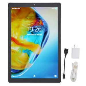 10 Inch Tablet, 4GB RAM 64GB ROM IPS Display Support BT WiFi Dual SIM Dual Standby 3G Net 5G WiFi, PC Tablet for Gaming Studying