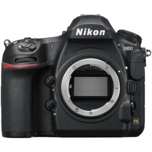 Nikon D850 FX-Format Digital SLR Camera Body with 2X SanDisk 64GB Memory Cards, Deluxe Carrying Bag, Card Reader