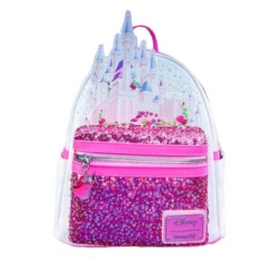 loungefly sleeping beauty's celebration castle mini backpack toyz n fun exclusive