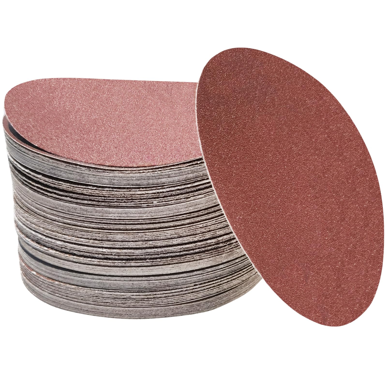 SACKORANGE 100 PCS 5" PSA Sanding Discs -20 Each of 60, 80, 120, 180, 240, Grit- 5 Inch Self Adhesive Stickyback Sandpaper Discs for DA Sander, Sand Automotive Car Paint, Woodworking Wood, Metal