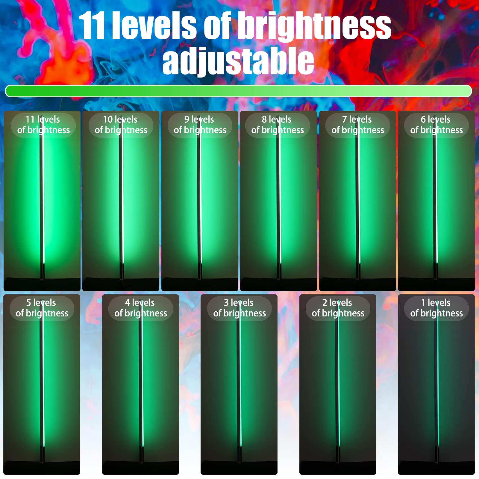 4 Pack 4ft Portable Battery Powered Tube Light 120cm Handheld LED Tube Lights with Tripods, 500 Vivid Effects, Light Tube for Video and Photography，Light Painting，YouTube，Video，TIK tok and Dance Club