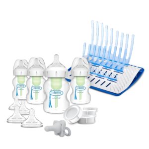 dr. brown's natural flow® anti-colic baby feeding set with folding drying rack