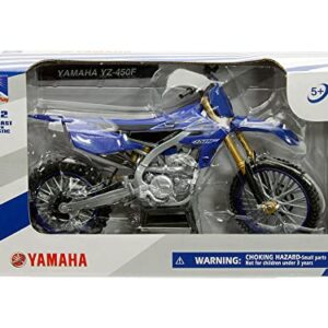 Yamaha YZ-450F Motorcycle Blue 1/12 Diecast Model by New Ray 58313