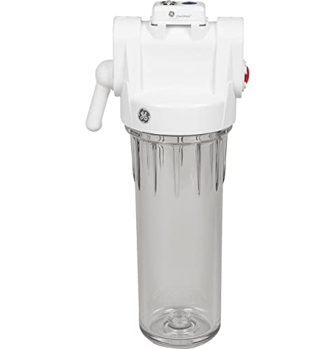 GE GXWH20T Whole House Water Filtration System | Reduce Sediment, Rust & More | Install Kit & Accessories Included | Filter Not Included | Replace Filter (FXWTC, FXUSC, FXWPC, FXWSC) Every 3 Months